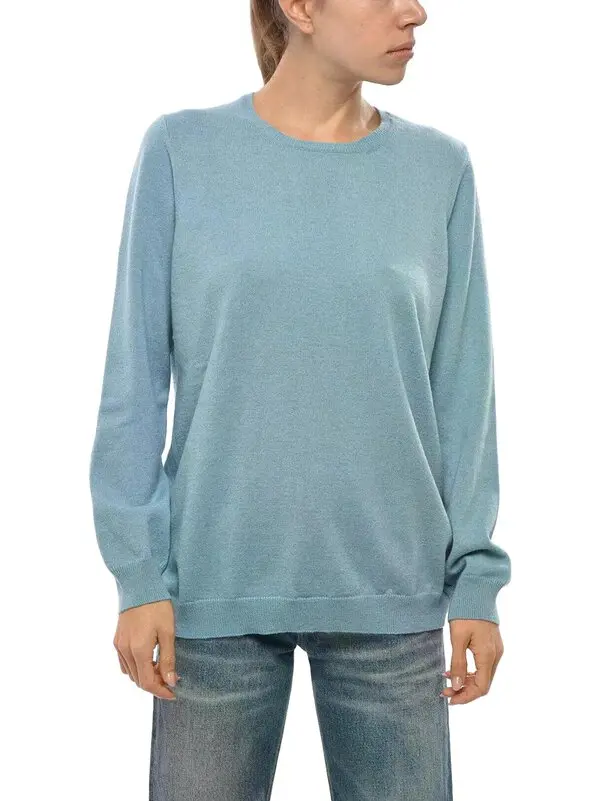 Malo Crew-neck Long-sleeve Sweater - Blue