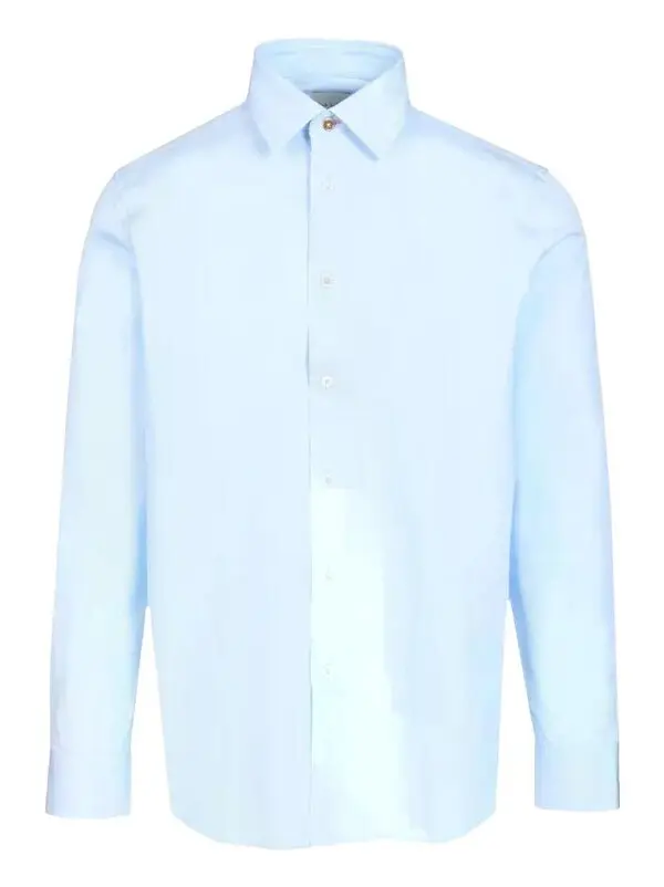 Paul Smith Artist Stripe Cuffs Shirt - Blue