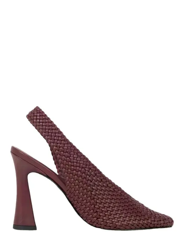 Etro Woven Slingback Pumps - Red