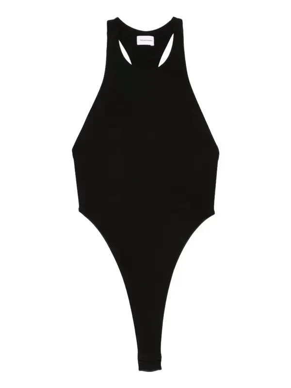 Andamane Fonda Racerback Bodysuit - Grey