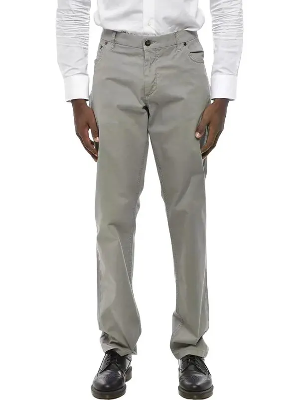 Corneliani Belt-loops Welt-pockets Trousers - Grey