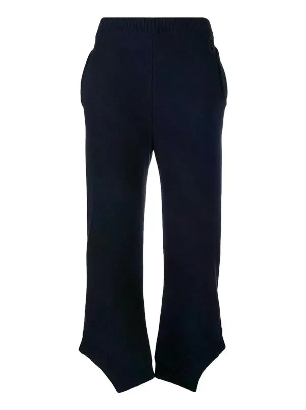 Stella McCartney Asymmetric Cotton Trousers - Blue