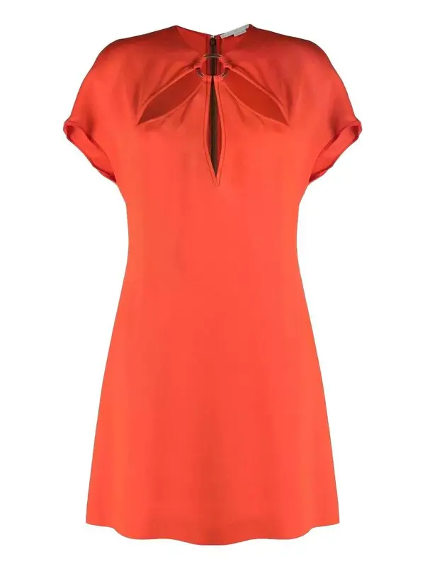 Stella McCartney Cut-out Detail Minidress - Red