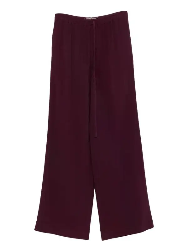 Ermanno Scervino Drawstring-waist Palazzo Pants - Red