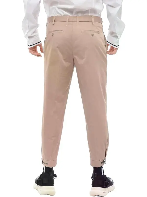 Neil Barrett Cropped Tapered Trousers - Neutrals