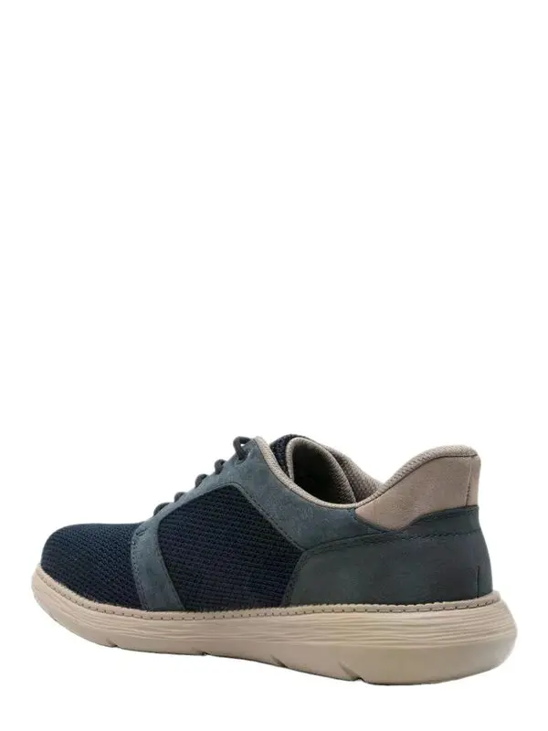 BUGATTI Logo-patch Mesh-panel Sneakers - Blue