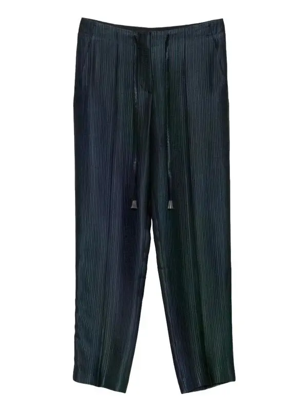 Giorgio Armani Drawstring-fastening Trousers - Blue