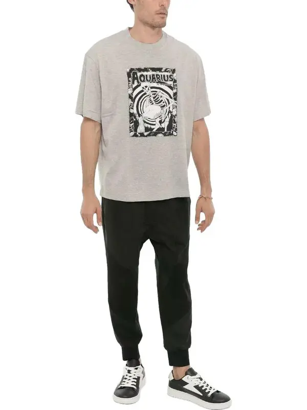 Neil Barrett Logo-print T-shirt - Grey