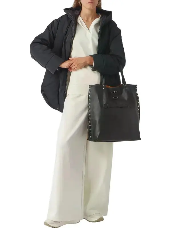 Max Mara Drawstring-waist Parka Coat - Black