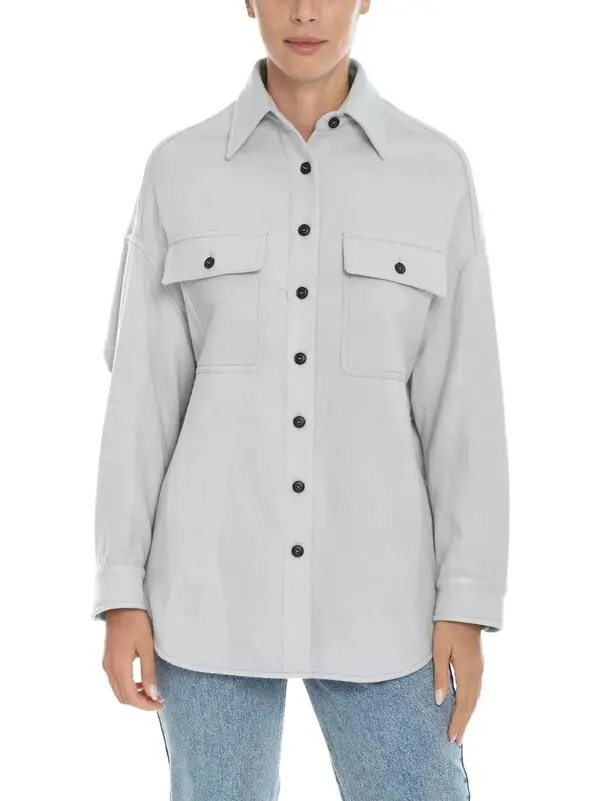 Destin Flap-pocket Overshirt - Grey