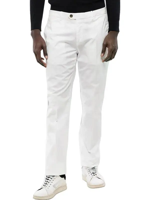 Corneliani Belt-loops Trousers - White