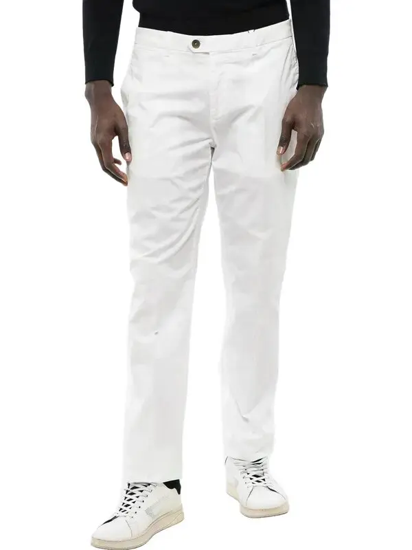 Corneliani Belt-loops Trousers - White