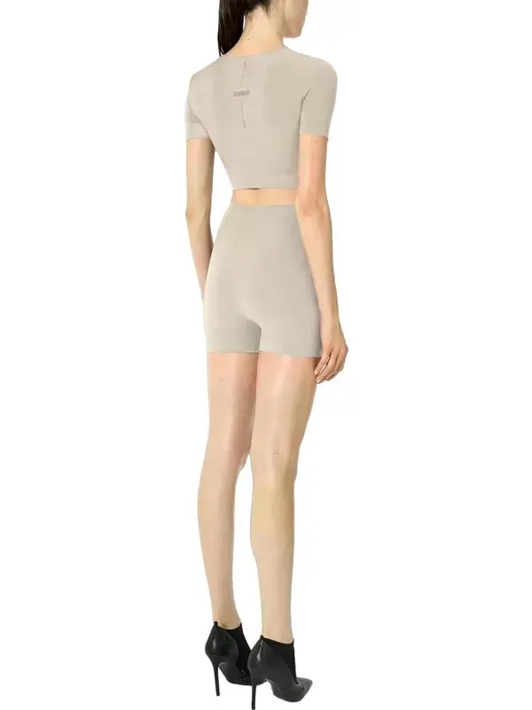 Wolford Seamless Warp-knit Shorts - Neutrals