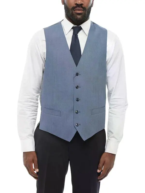 Corneliani V-neck Waistcoat - Blue