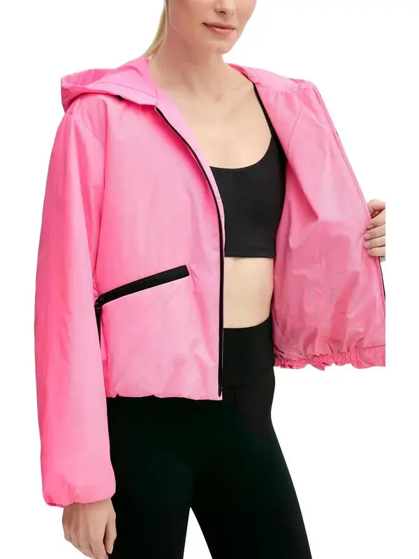 Bogner Hooded Logo-patch Jacket - Pink