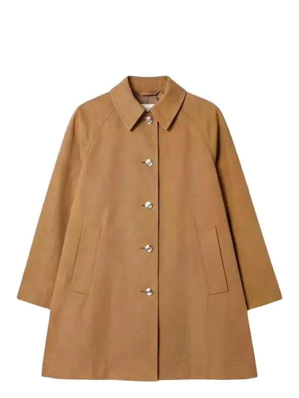 Herno Pointed-collar Overszied Jacket - Brown