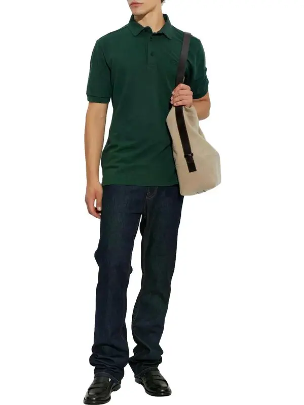 Etro Logo-embroidered Polo Shirt - Green