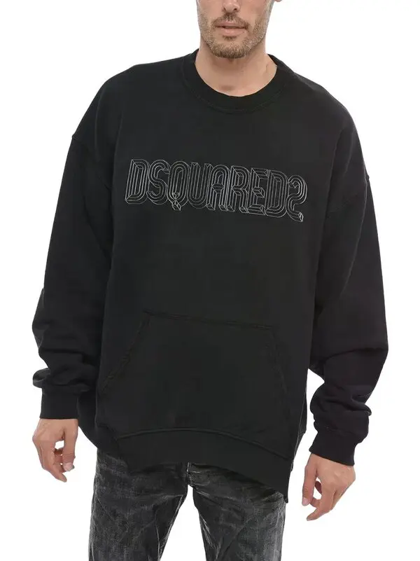 Dsquared2 Logo-print Sweatshirt - Black
