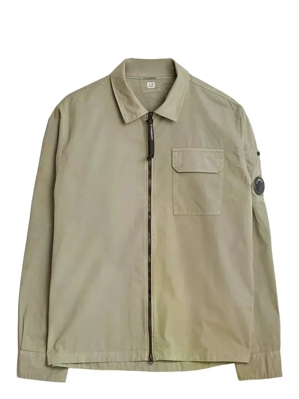 C.P. COMPANY Lens-detail Zip-fastening Jacket - Neutrals
