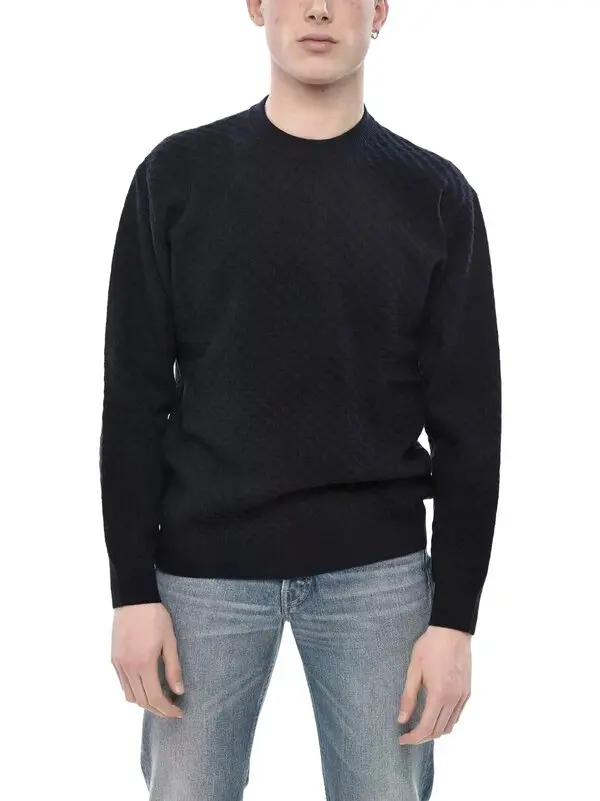 PAOLO PECORA Textured Sweater - Blue
