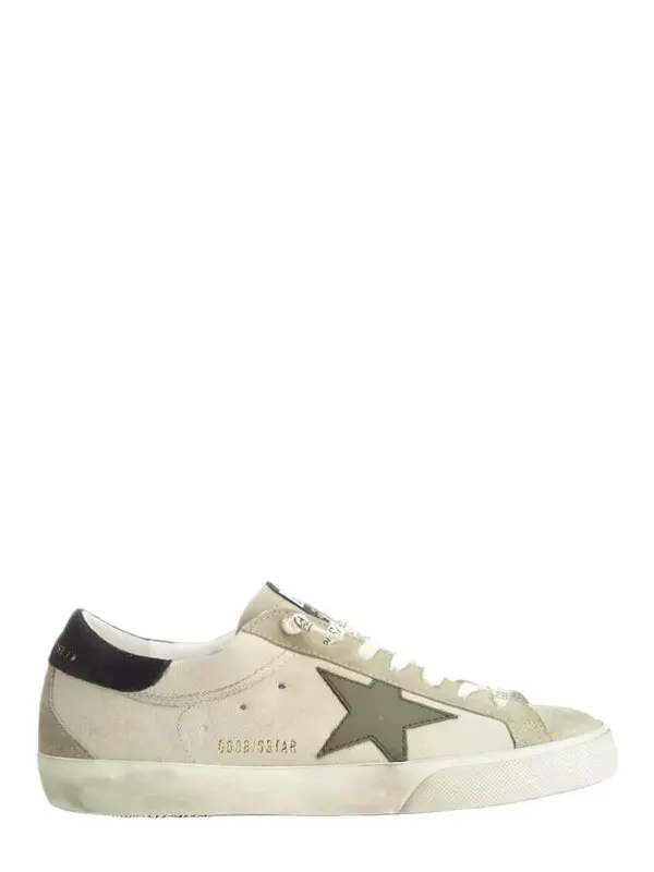 GOLDEN GOOSE Super Star Leather Sneakers - Neutrals