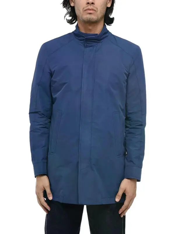 Corneliani Side-pocket Trench Coat - Blue