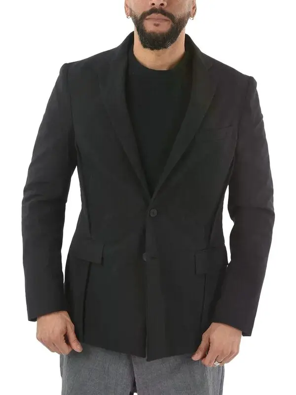 IXOS Single-breasted Flap-pocket Blazer - Black