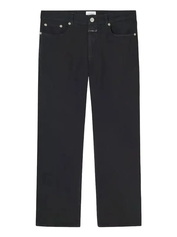 Closed Milo Five-pocket Straight-leg Jeans - Black