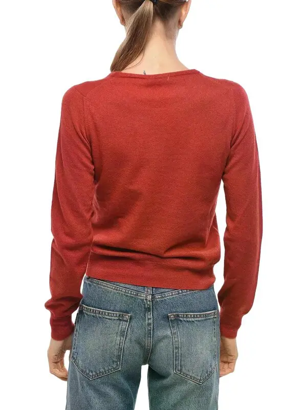 Malo Crew-neck Long-sleeve Sweater - Red