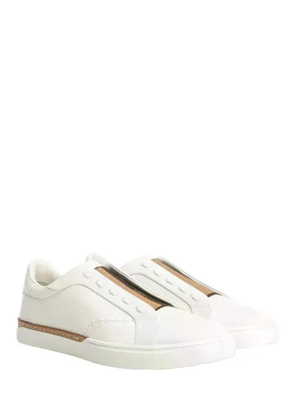 Fendi Elasticated Slip-on Sneakers - White