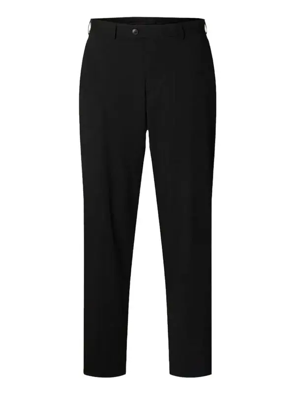 SELECTED Loose-fit Tailored Trousers - Black