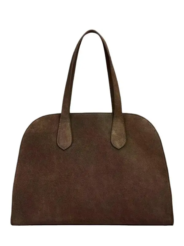 Liviana Conti Madison Suede Tote Bag - Brown