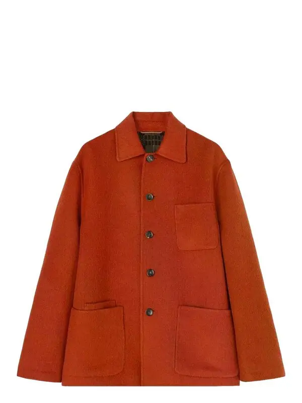 RETORI Reversible Check-jacquard Jacket - Orange
