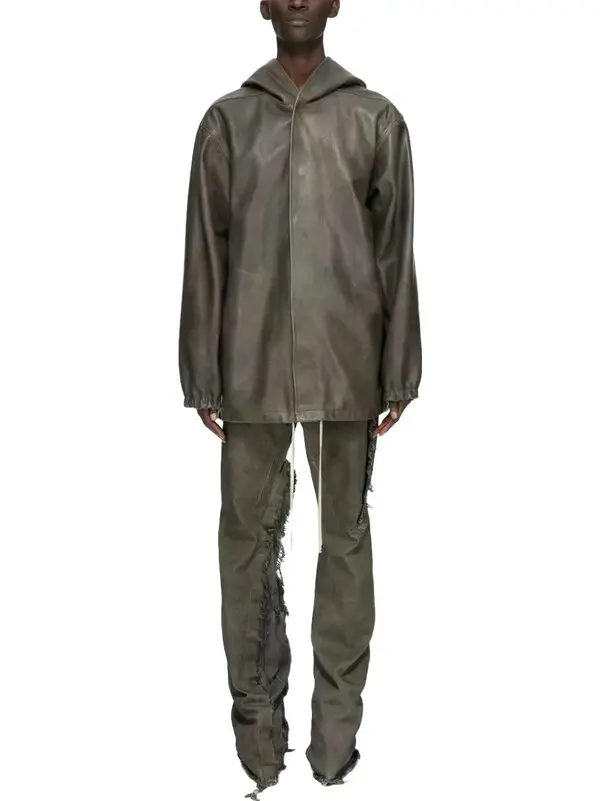 Rick Owens Bolan Frayed Jeans - Brown