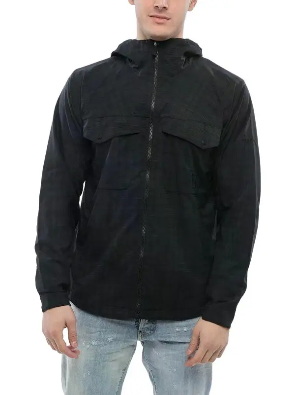 Woolrich Mesh Hooded Jacket - Blue