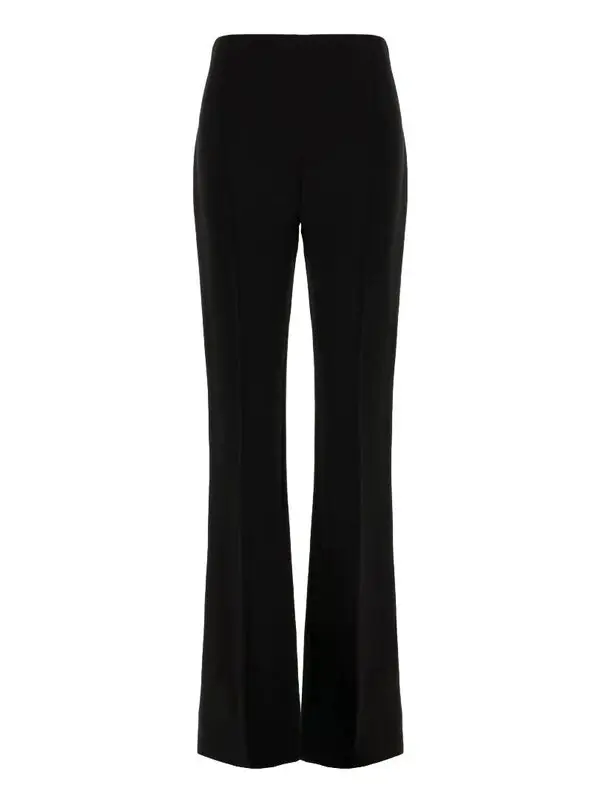 THE ROW Fabien Pressed-crease Trousers - Black