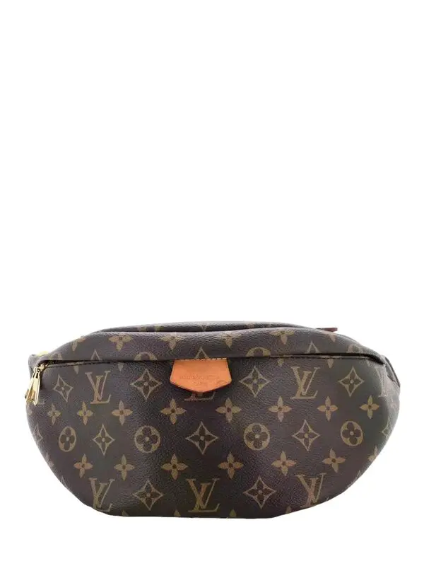 LOUIS VUITTON Bum Bag Monogram Canvas Belt Bag - Brown
