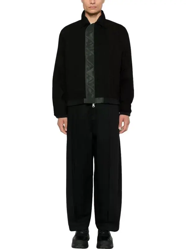 Sacai Reversible Zip-fastening Jacket - Black