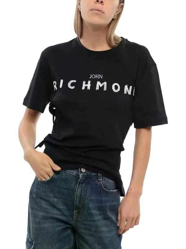 John Richmond Logo-print T-shirt - Black
