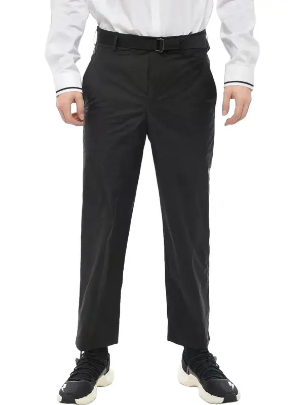 Neil Barrett Ando Belted Trousers - Black
