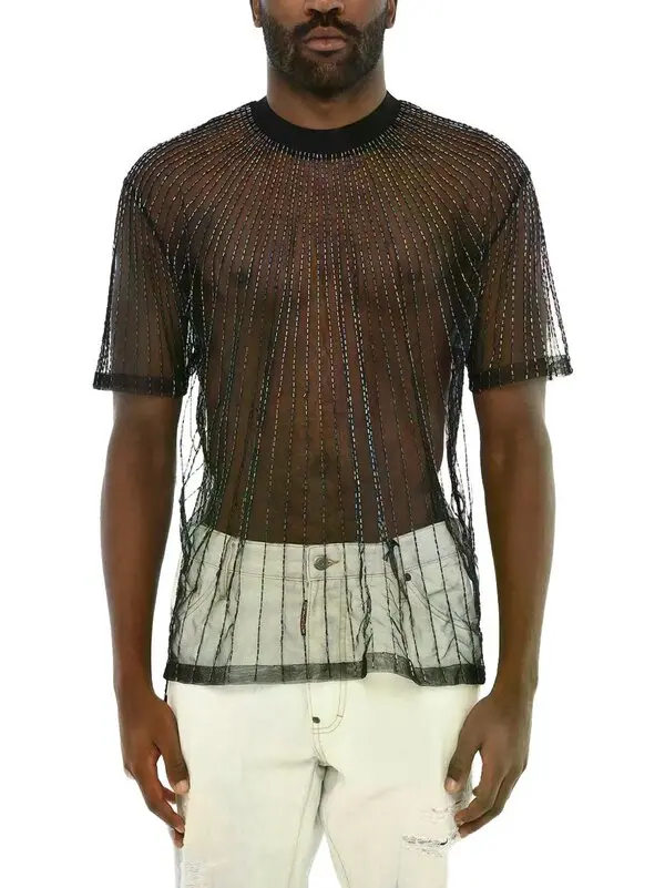 Dsquared2 Sequin-embellished T-shirt - Black