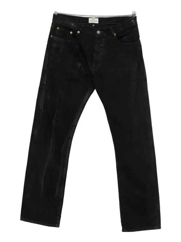 ANTIK DENIM Logo-plaque Jeans - Black