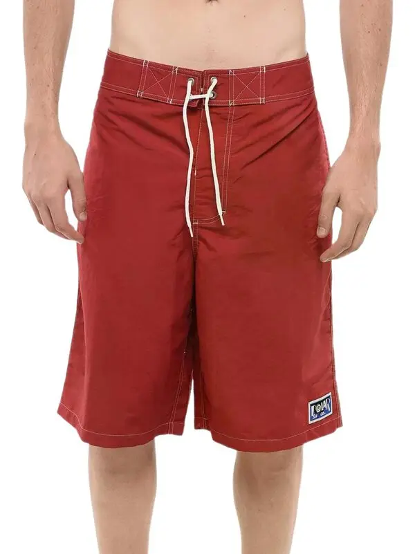 POLAR SKATE CO Drawstring-fastening Swim Shorts - Red