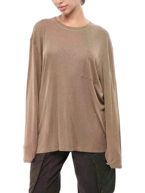BY MALENE BIRGER Fayeh Chest-pocket T-shirt - Brown