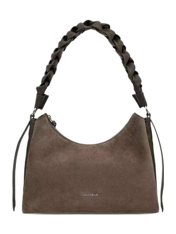 COCCINELLE Braided-handle Shoulder Bag - Brown