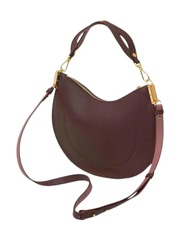 COCCINELLE Medium Sunup Pebbled Shoulder Bag - Brown