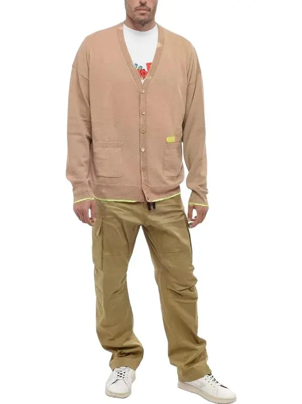 Dsquared2 V-neck Cardigan With Button Fastening - Neutrals