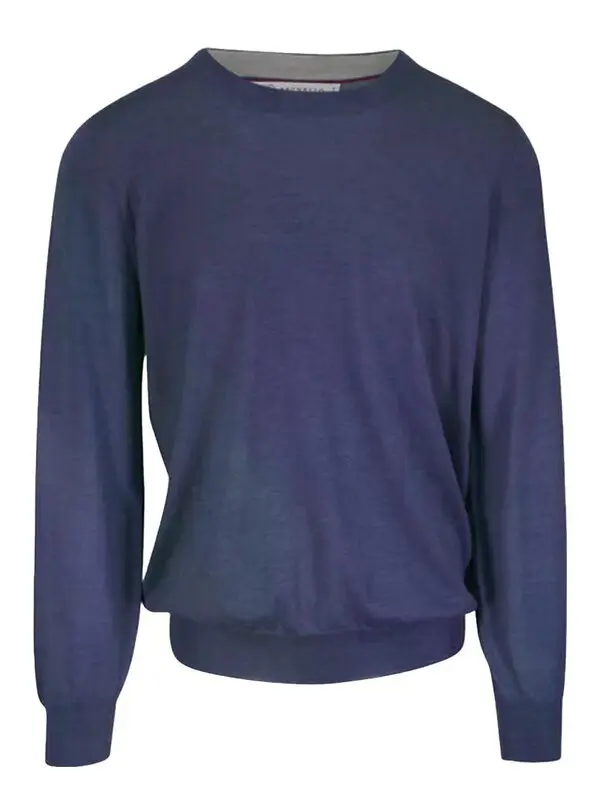 Brunello Cucinelli Crew-neck Cashmere Sweater - Blue
