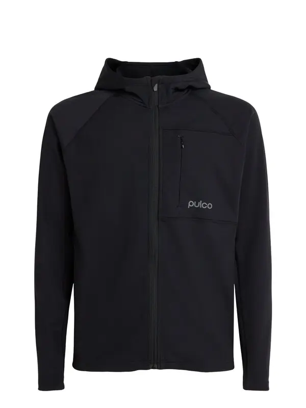 PULCO STUDIOS Full Zip Training Hoodie - Black
