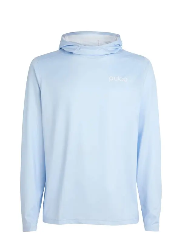 PULCO STUDIOS Hooded Performance Top - Blue
